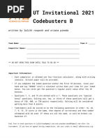 Codebusters Practice Test Overview | PDF | Cryptography | Secure ...