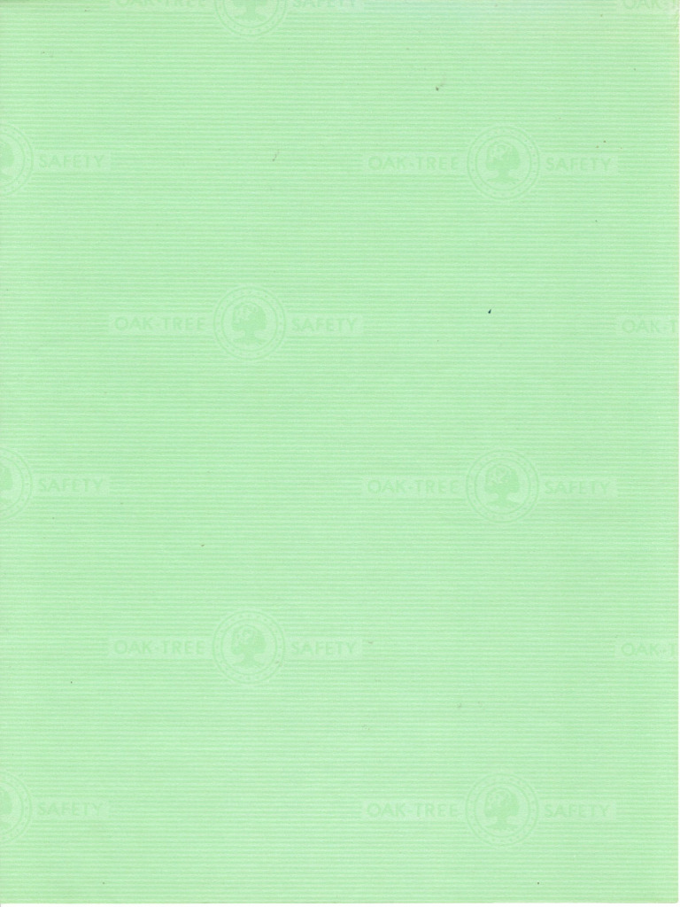 hoja seguridad verde | PDF