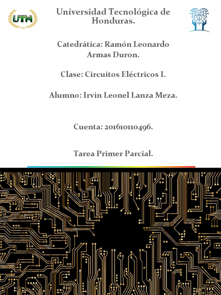 Tarea IP Circuitos Electricos I Irvin Lanza 201610110496 | PDF