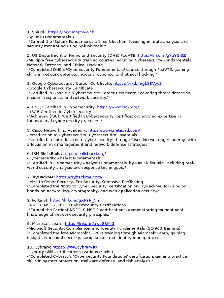 Cybersecurity Project | PDF