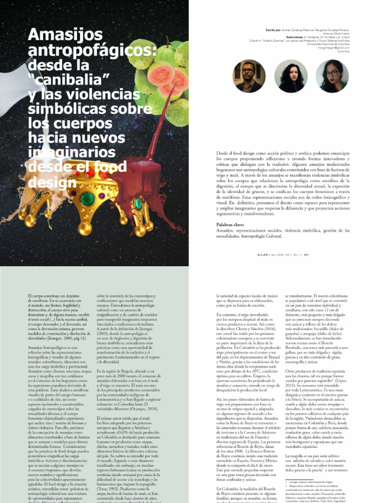 Vista de Amasijos Antropofágicos - Desde La "Canibalia" y Las ...