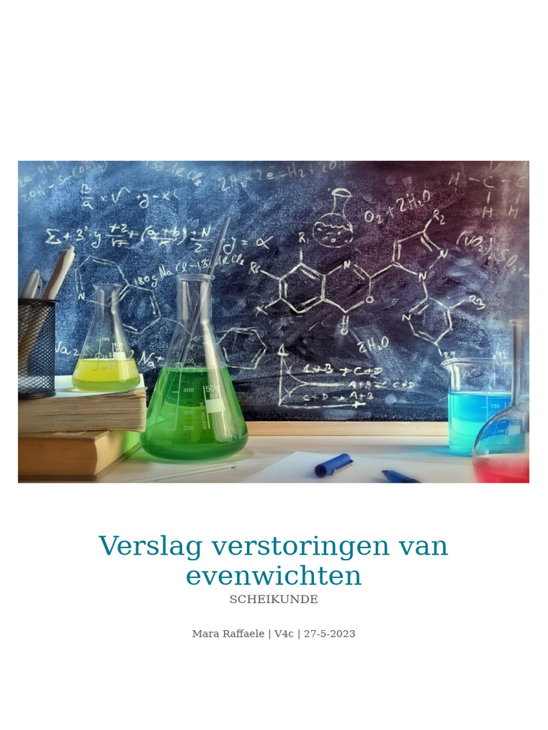 Verslag Evenwichten Mara | PDF