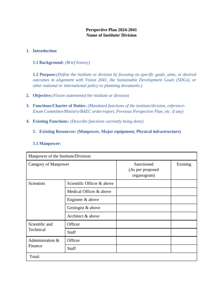 Perspective Plan 2024-2041 Overview | PDF | Technology & Engineering