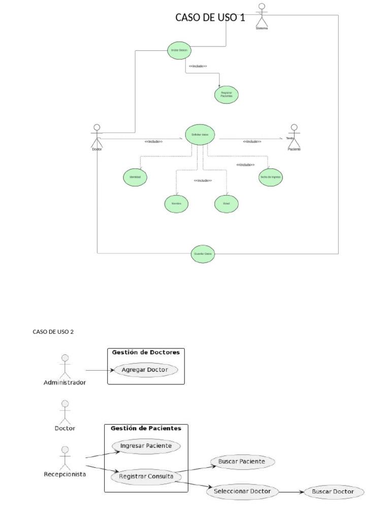 Caso de Uso y Diagramas de Flujo | PDF