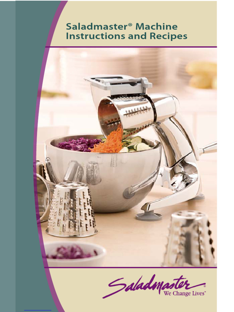 saladmaster_machine | PDF | Pickling | Coleslaw