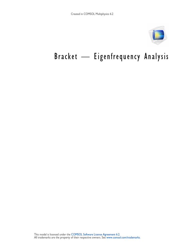 Bracket Eigenfrequency Analysis Guide | PDF | Stress (Mechanics ...