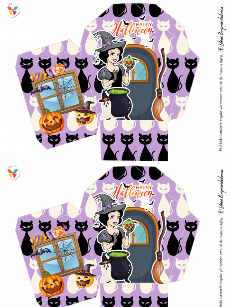 Casita Personajes Halloween 4 Ideas Emprendedoras Facebook 2 Pdf