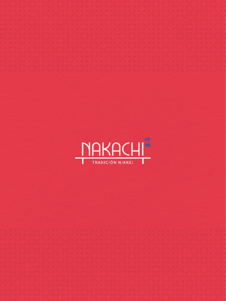 Carta Nakachi | PDF | Ramen | Sushi