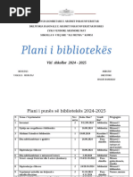 Plani I Aktiviteteve | PDF