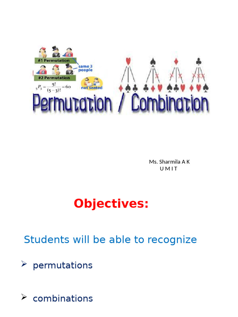 Understanding Permutations and Combinations | PDF | Permutation ...