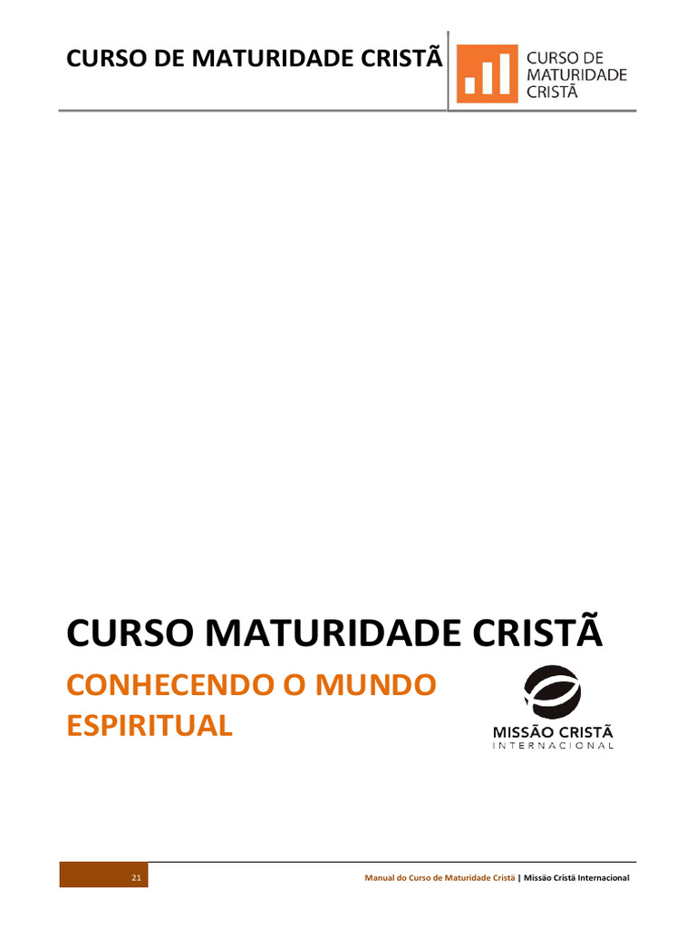 CMC - 2 Mundo Espiritual Manual | PDF | Anjo | Diabo