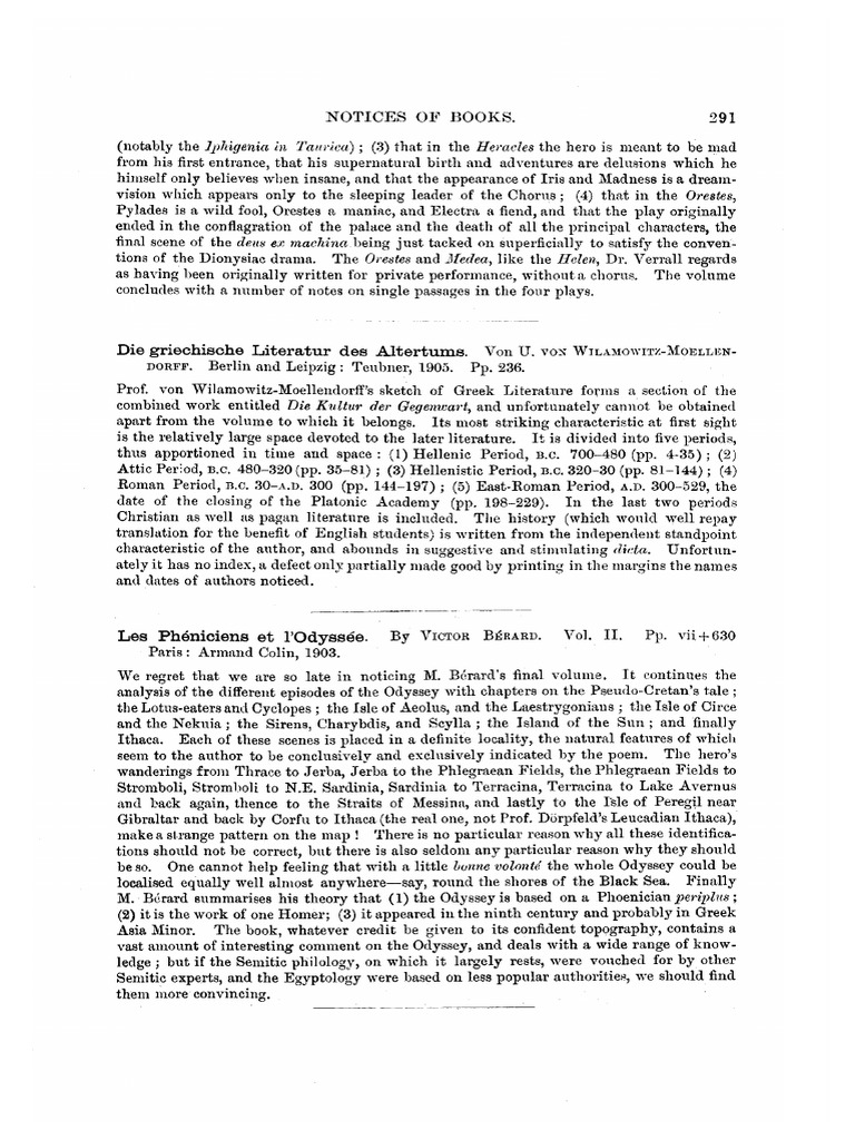 (The Journal of Hellenic Studies 1906-Nov Vol. 26) Berard, Victor - Les ...