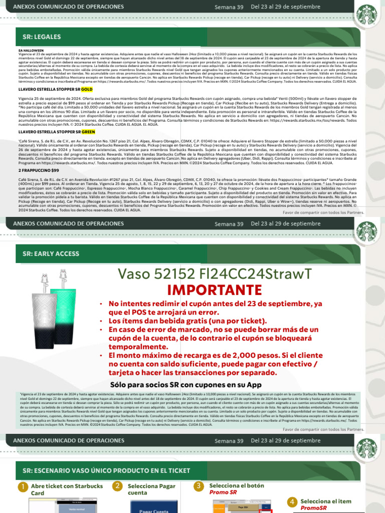 ANEXOS s39 | PDF | Cupón | Starbucks
