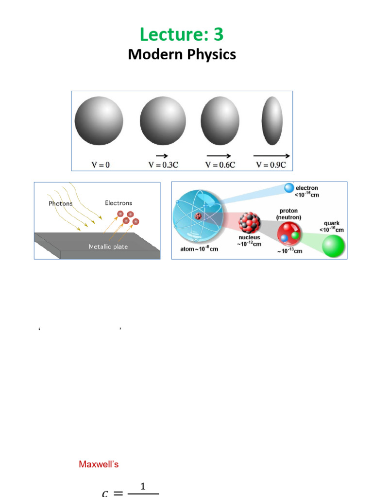 lecture_3__modern_physics_ | PDF | Luminiferous Aether | Waves