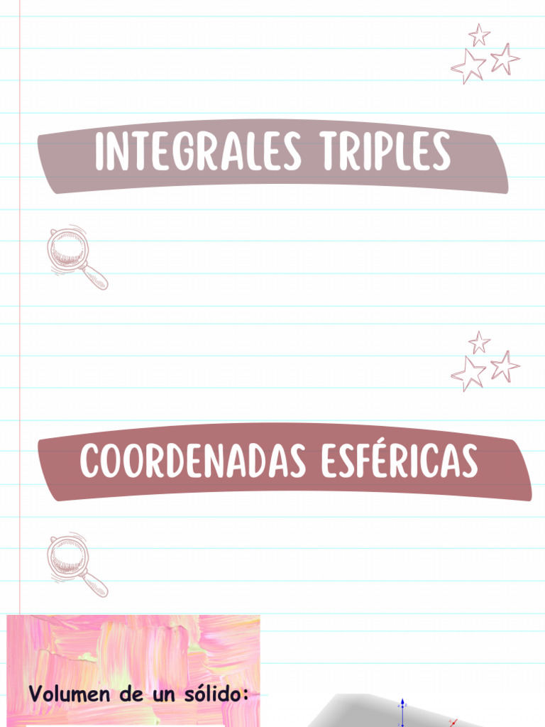 Integrales Triples | PDF
