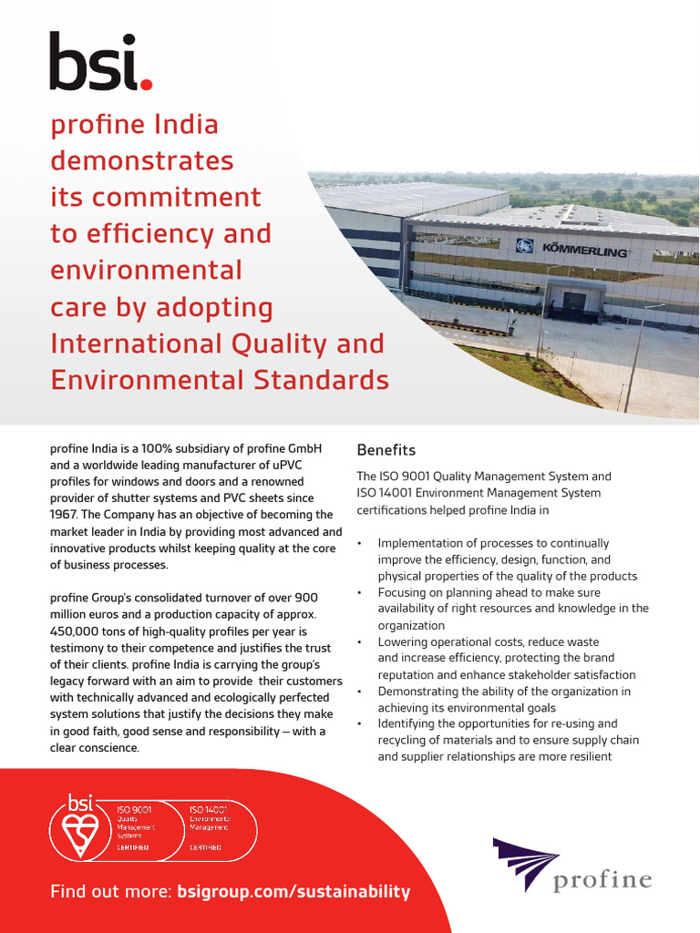 Profine India Case Study Final 1 | PDF | Quality Management ...