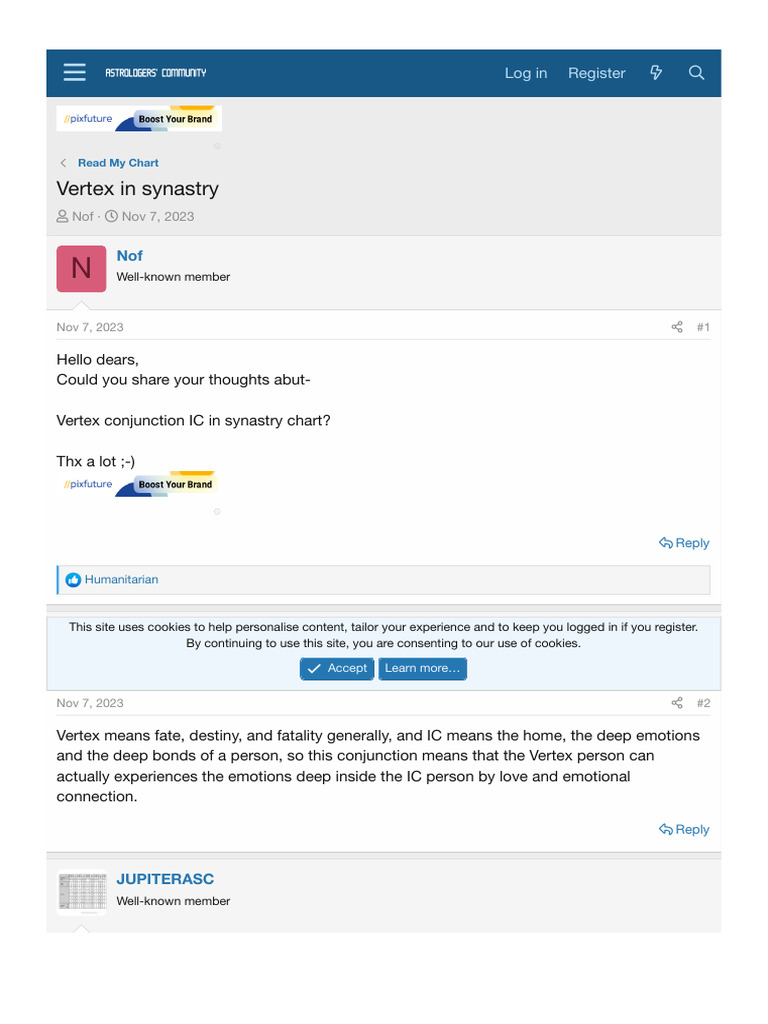 Vertex in Synastry - Astrologers' Community | PDF | Divination ...