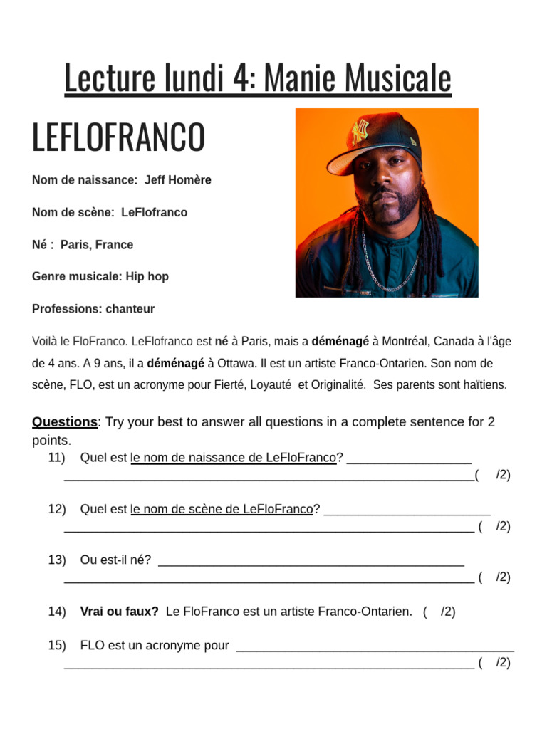 Last French | PDF | Language Arts & Discipline