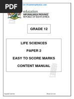 2025 Grade 12 Life Sciences Exam Guidelines | PDF