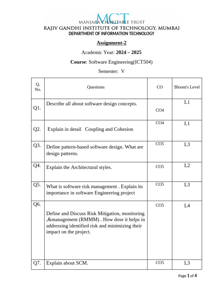Assignment | PDF | Computer Engineering | Computing