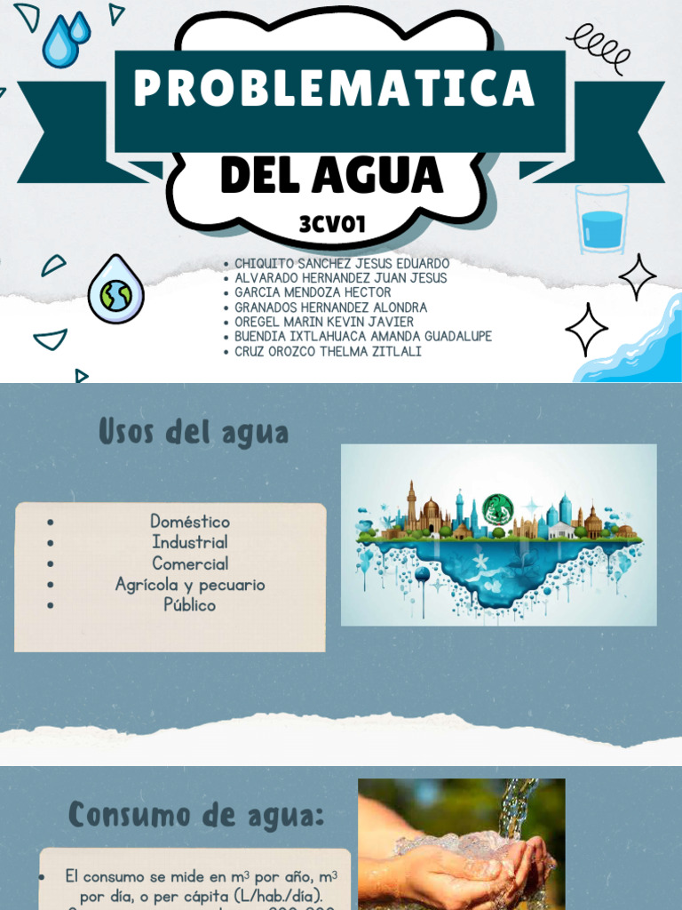 Usos y cuidado del agua en la vida diaria | PDF | Agua subterránea | Agua