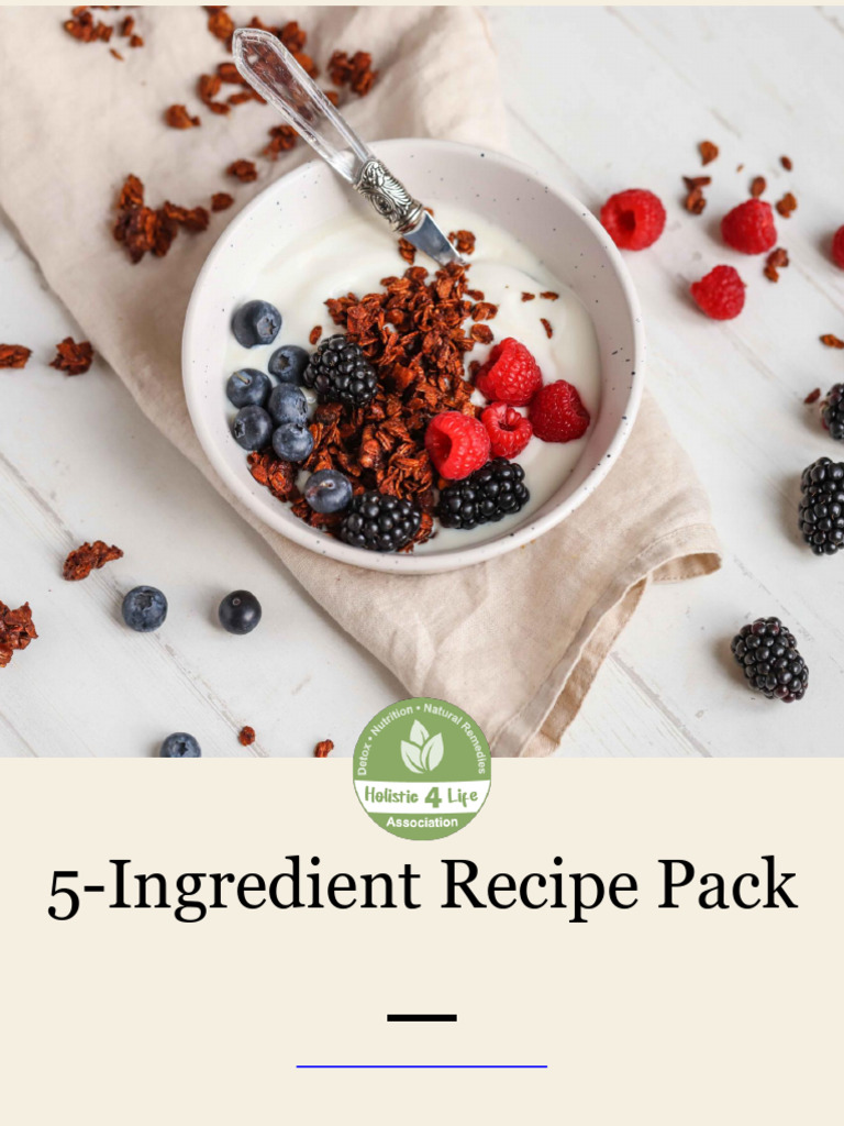 5 Ingredient Recipe Pack | PDF | Pancake | Mexican Cuisine