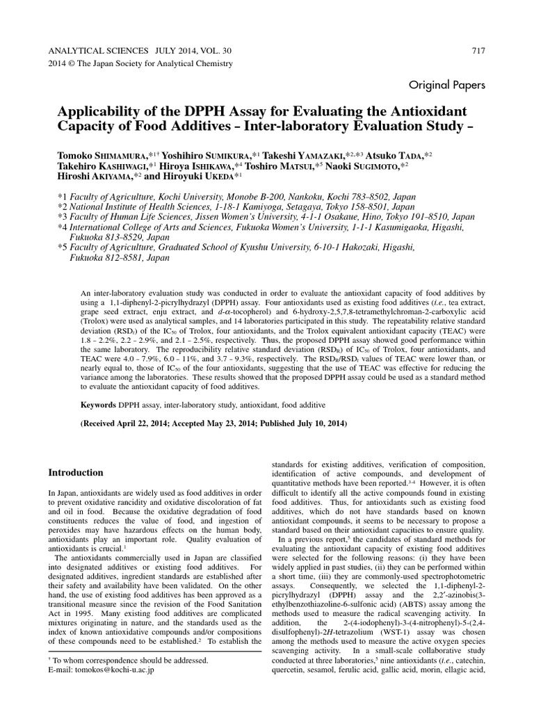 Shimamura et al., 2014 | PDF | Standard Deviation | Outlier