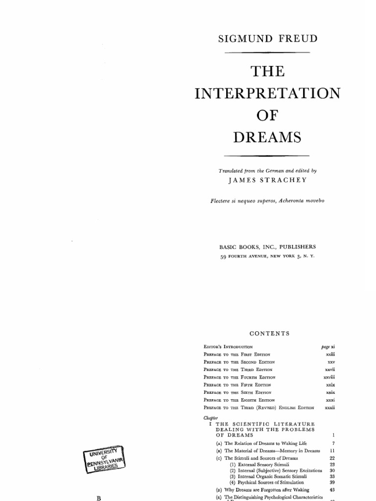 Freud—Analysis of a Specimen Dream (1) | PDF | Dream | Dream Interpretation