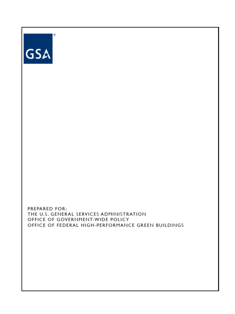 LEED v4 Certification Review for GSA | PDF | Renewable Energy ...