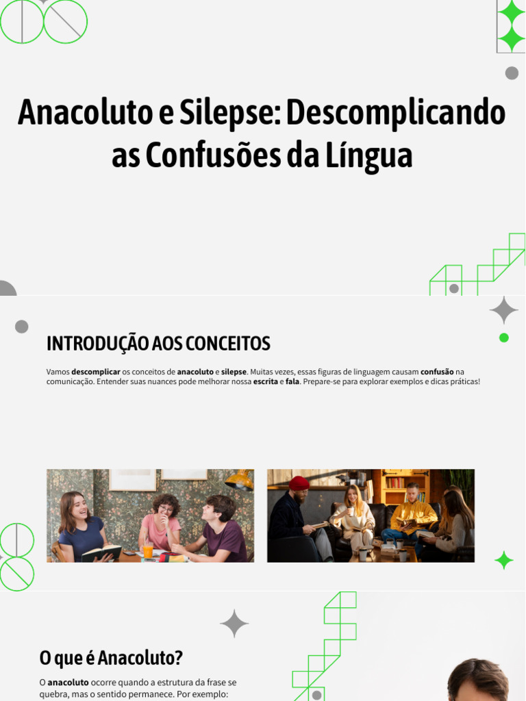 Slidesgo Anacoluto e Silepse Descomplicando As Confusoes Da Lingua ...