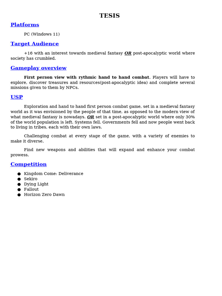 One-Pager - Trabajo Final | PDF