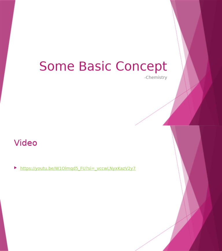 Some Basic Concept | PDF