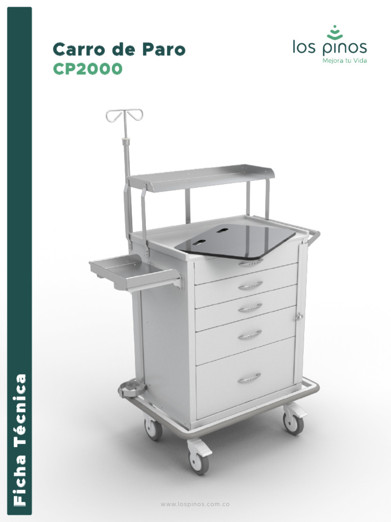 FICHA TECNICA - Carro de Paro - CP2000 | PDF | Acero | El plastico