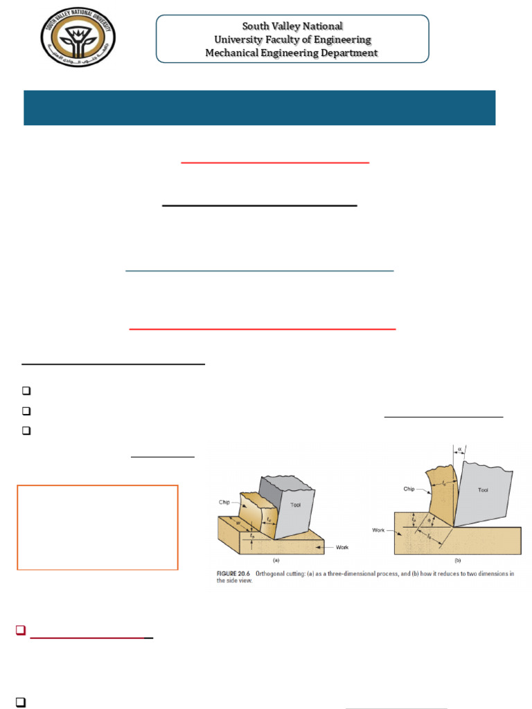 Lec 3 Theory of Chip Formation (Autosaved) | PDF | Shear Stress | Force