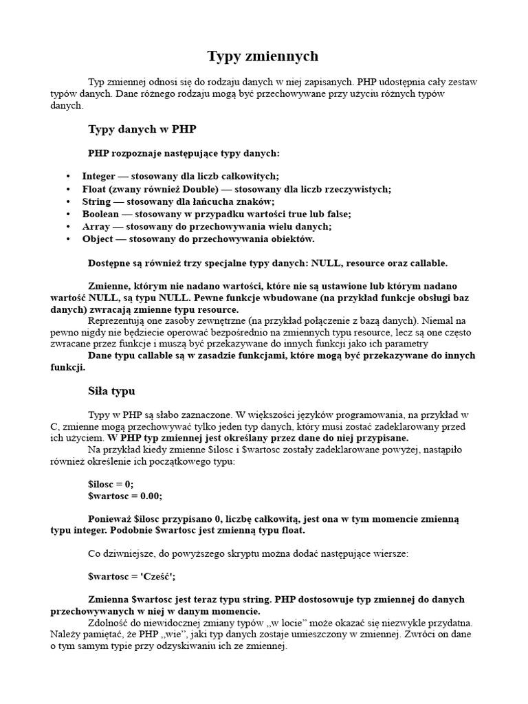 05_Typy_zmiennych | PDF 05_Typy_zmiennych | PDF