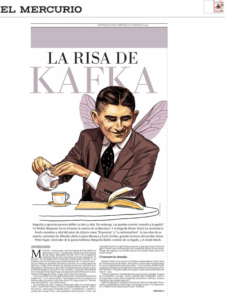 La risa de Kafka periodico | PDF | Franz Kafka | Humor