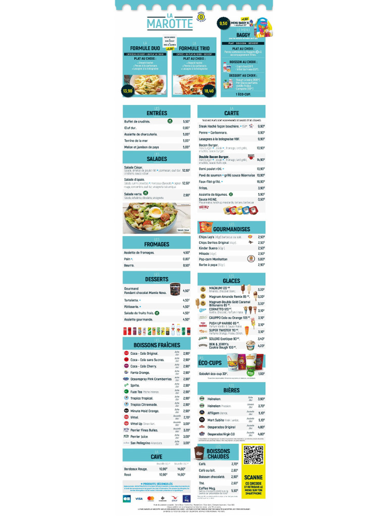 Bagatelle_Menu_LA-MAROTTE-2022 | PDF