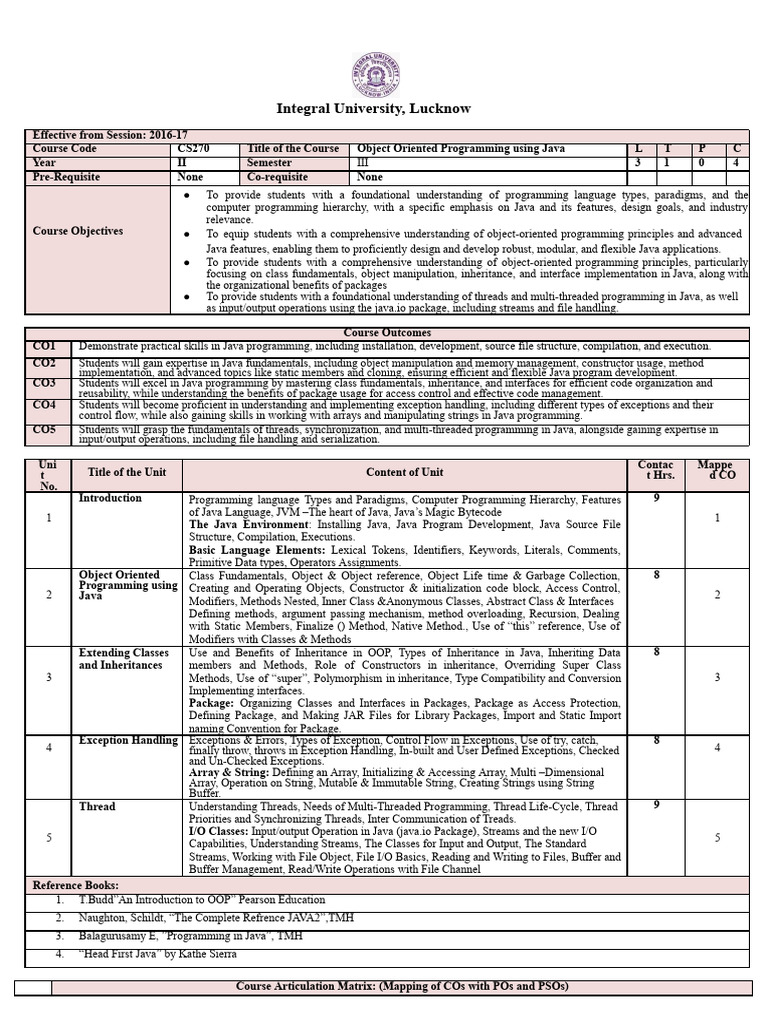 Cs270 Syllabus Pdf Method Computer Programming Class Computer Programming