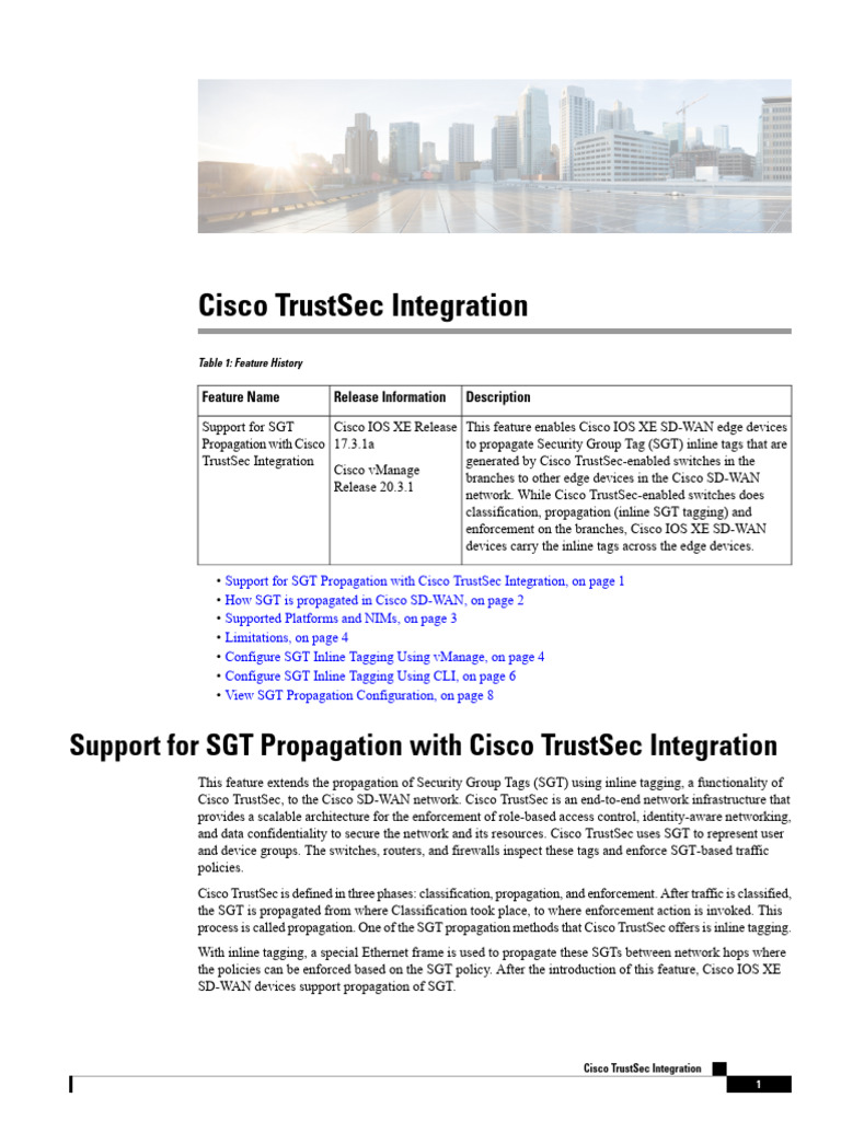 Cisco TrustSec for Network Admins | PDF | Computer Network | Router ...