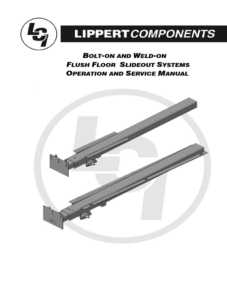 Flush Floor Slideout System Manual | PDF | Switch | Gear