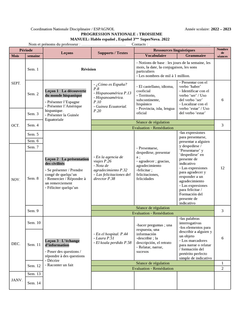 Progression 3è Supernova | PDF | Lingüística