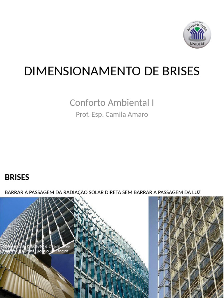 Dimensionamento de Brises e Movimento Solar | PDF | Sol | Trópicos