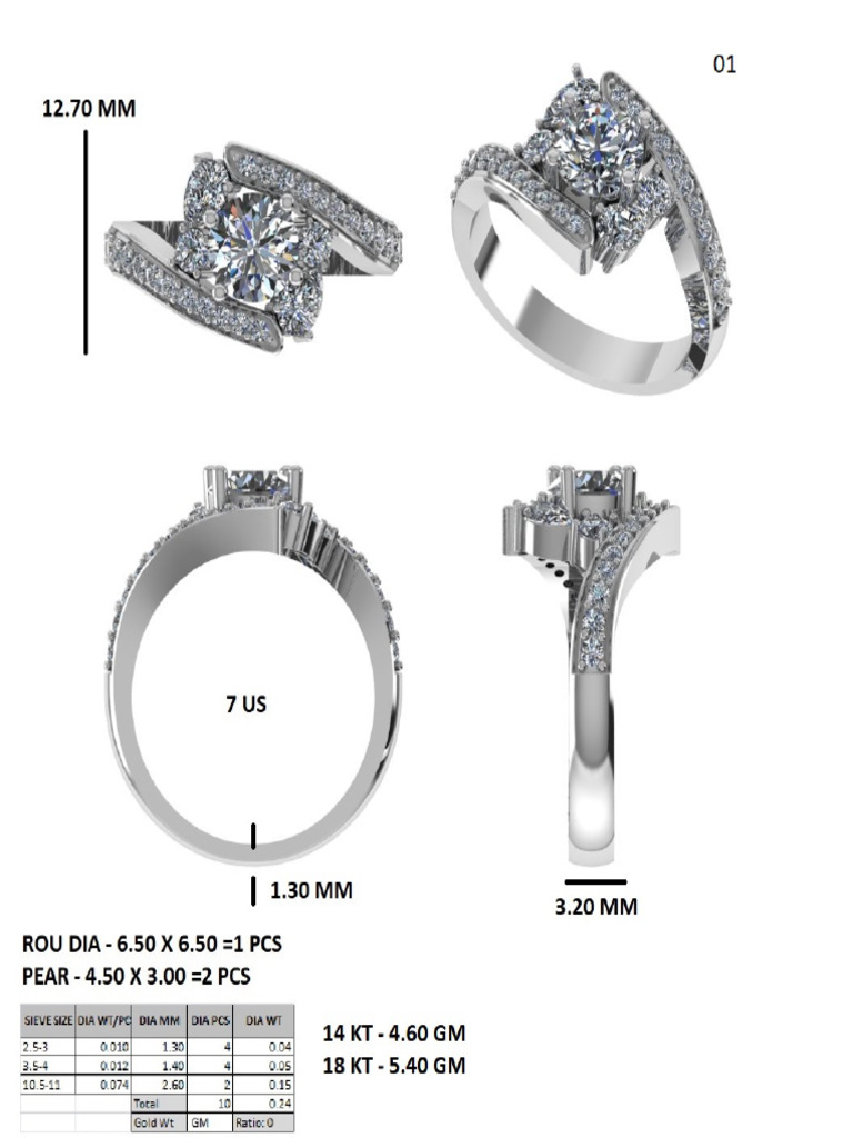 New 100 Ring Render 3 Color 5 Image Video | PDF