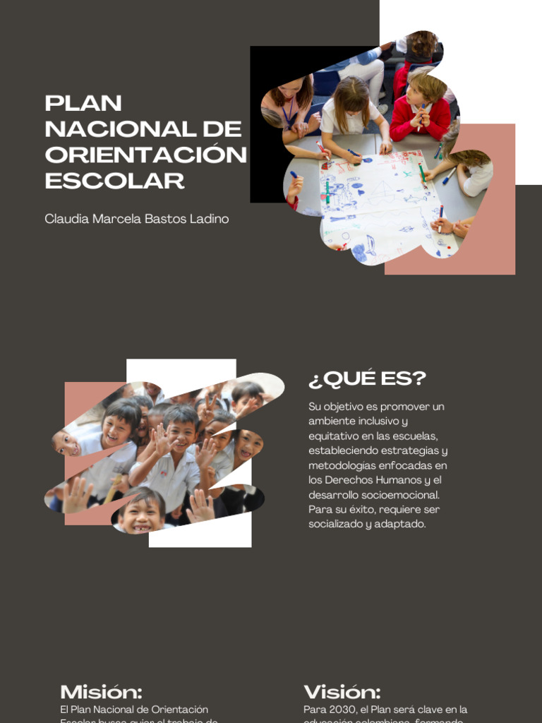 PLAN NACIONAL DE ORIENTACIÓN ESCOLAR | PDF | Inclusión (Educación)