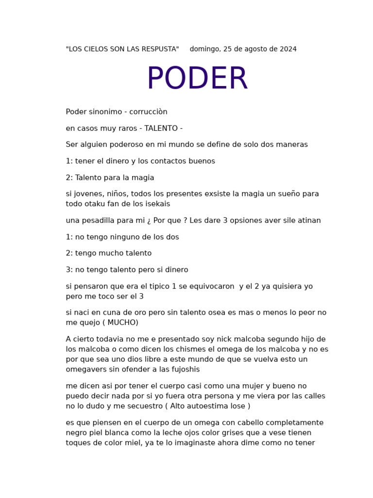 PODER | PDF