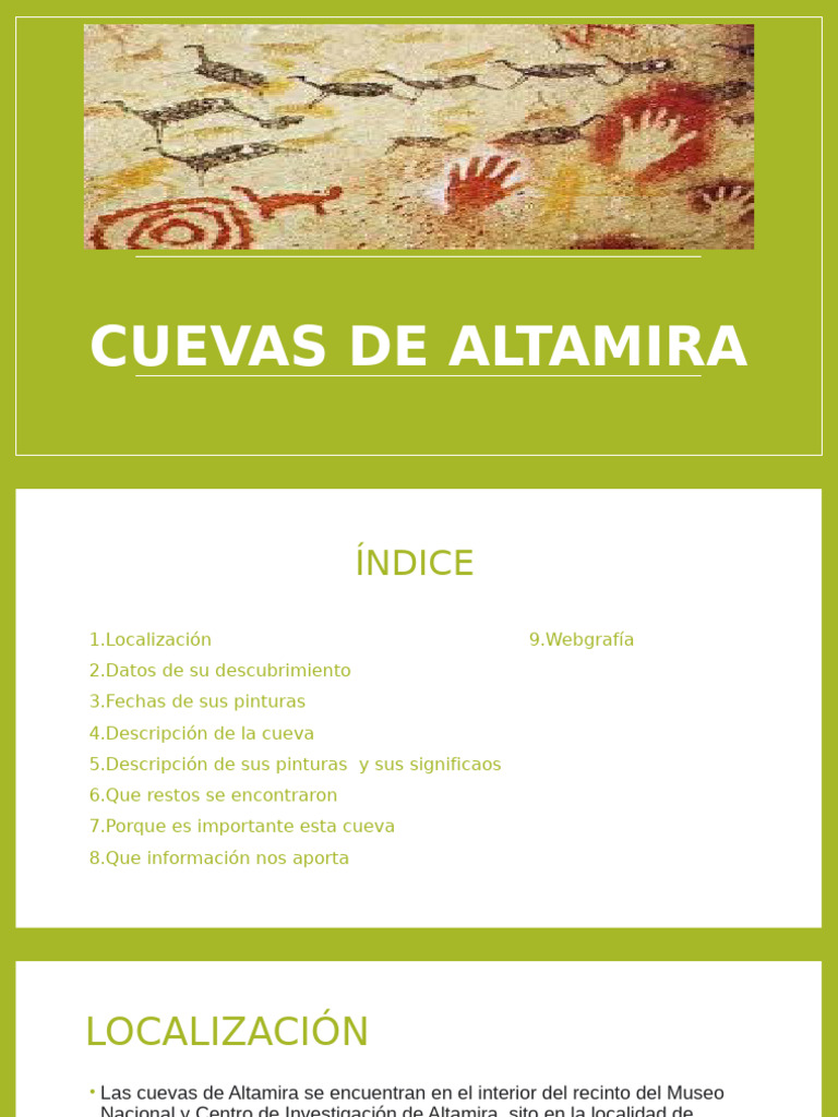 Cuevas de Altamira | PDF