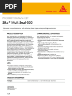 Hydroflex 30 Product Data Sheet | PDF | Building Engineering | Building ...