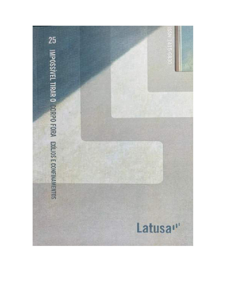 VIEIRA Marcus Andre. Com Que Materiais Se Faz Uma Invencao. In. Revista Latusa N. 25. EBP Rio ...