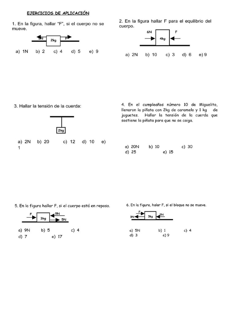 Ejercicios C Y T | PDF