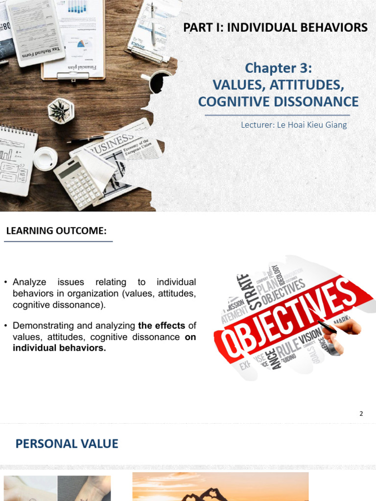 Chapter 3 - Values, Attitudes, Cognitive dissonance | PDF | Attitude (Psychology) | Cognitive ...